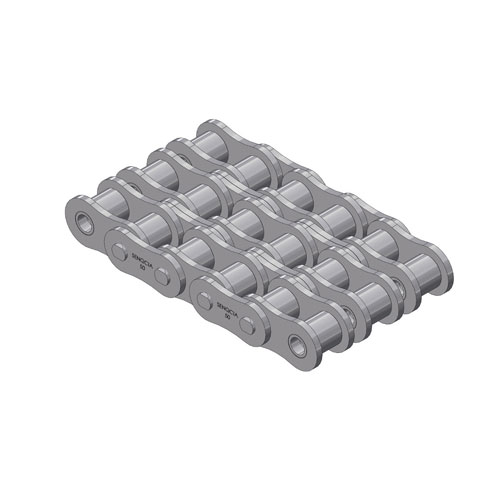 50-3RB ANSI Standard Roller Chain 50-3 Riveted Triple Strand 10 Foot ...