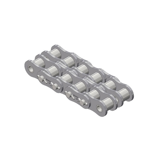 60-2CB ANSI Standard Roller Chain 60-2 Double Strand Cottered 10 Foot ...