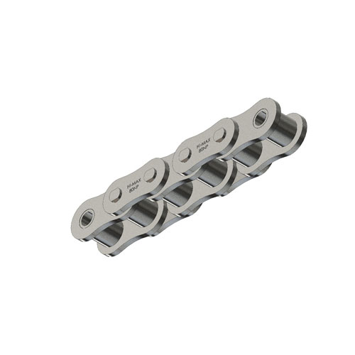 80NPHMRB Nickel Plate Roller Chain 80 Riveted NP 10 Foot Box 1 inch pitch