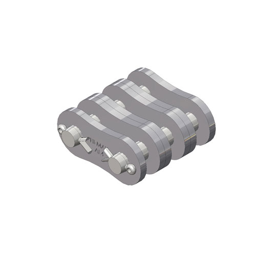 AL466HMCL Leaf Chain AL466 Connecting Link Cotter Pin Type 1/2 inch pitch