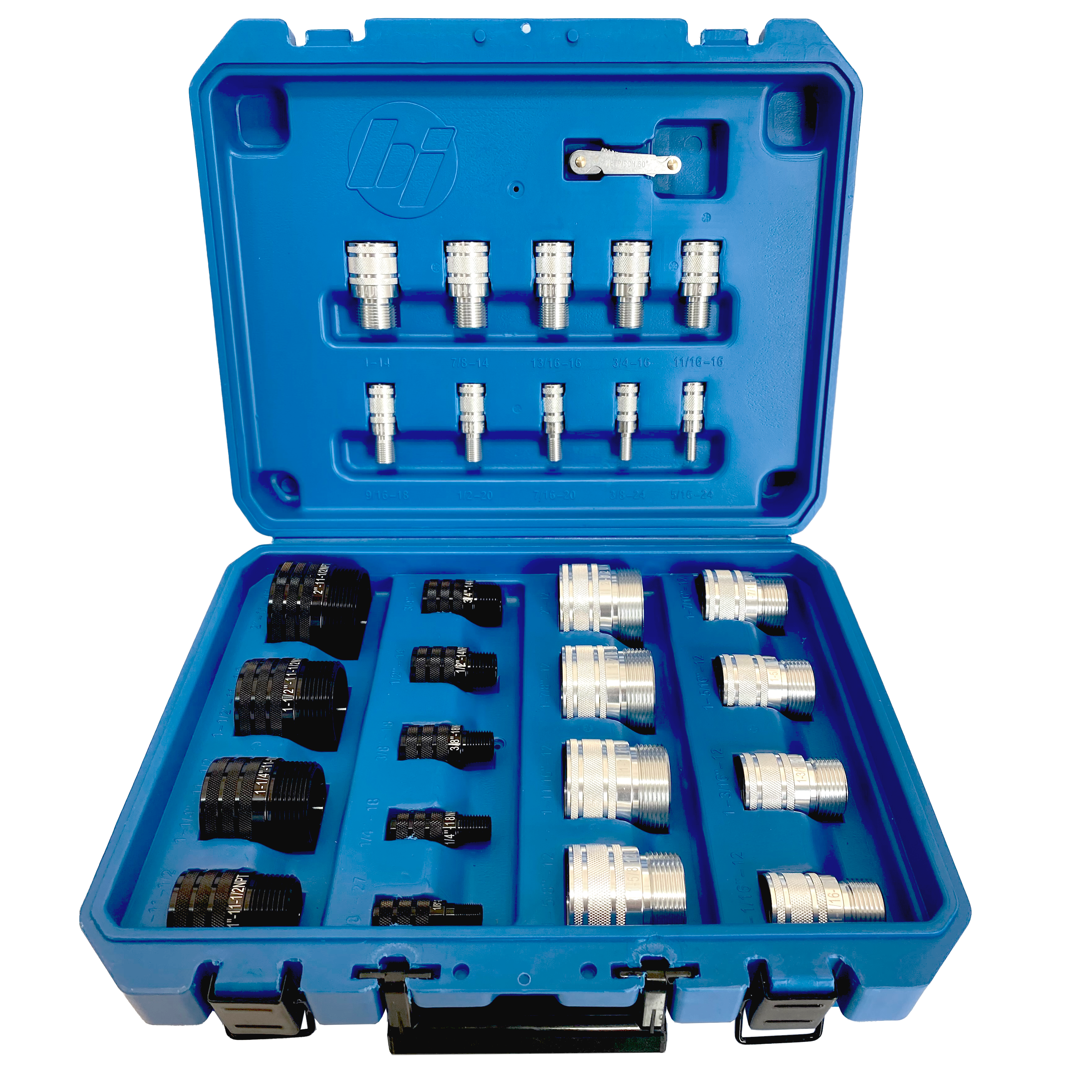 Thread Identification Kit for Popular BSP and Metric Sizes