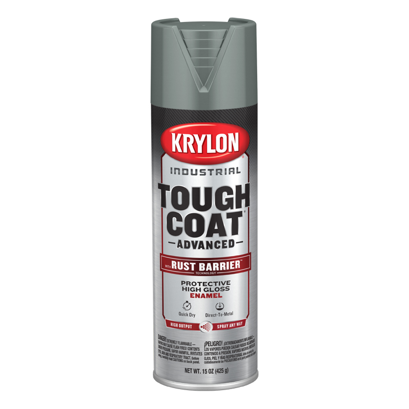 Krylon 208790 Gloss Meter Gray Utilicoat Industrial Tough Coat Rust ...