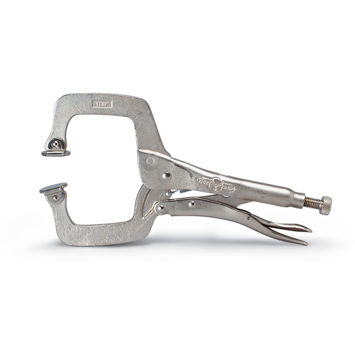 Wright Tool 9V18SP Locking C-Clamp Pliers with pads 4" (Vise Grip #4SP)